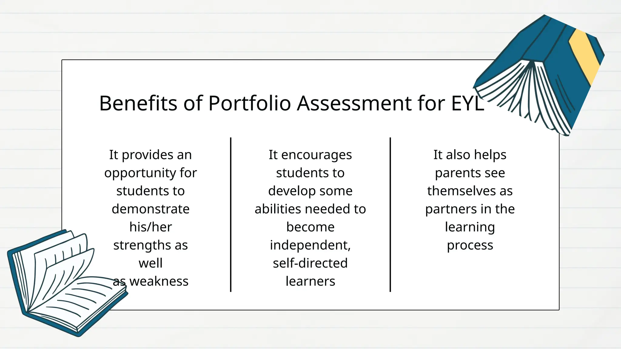 portofolio assessment in english young learners | PPTX