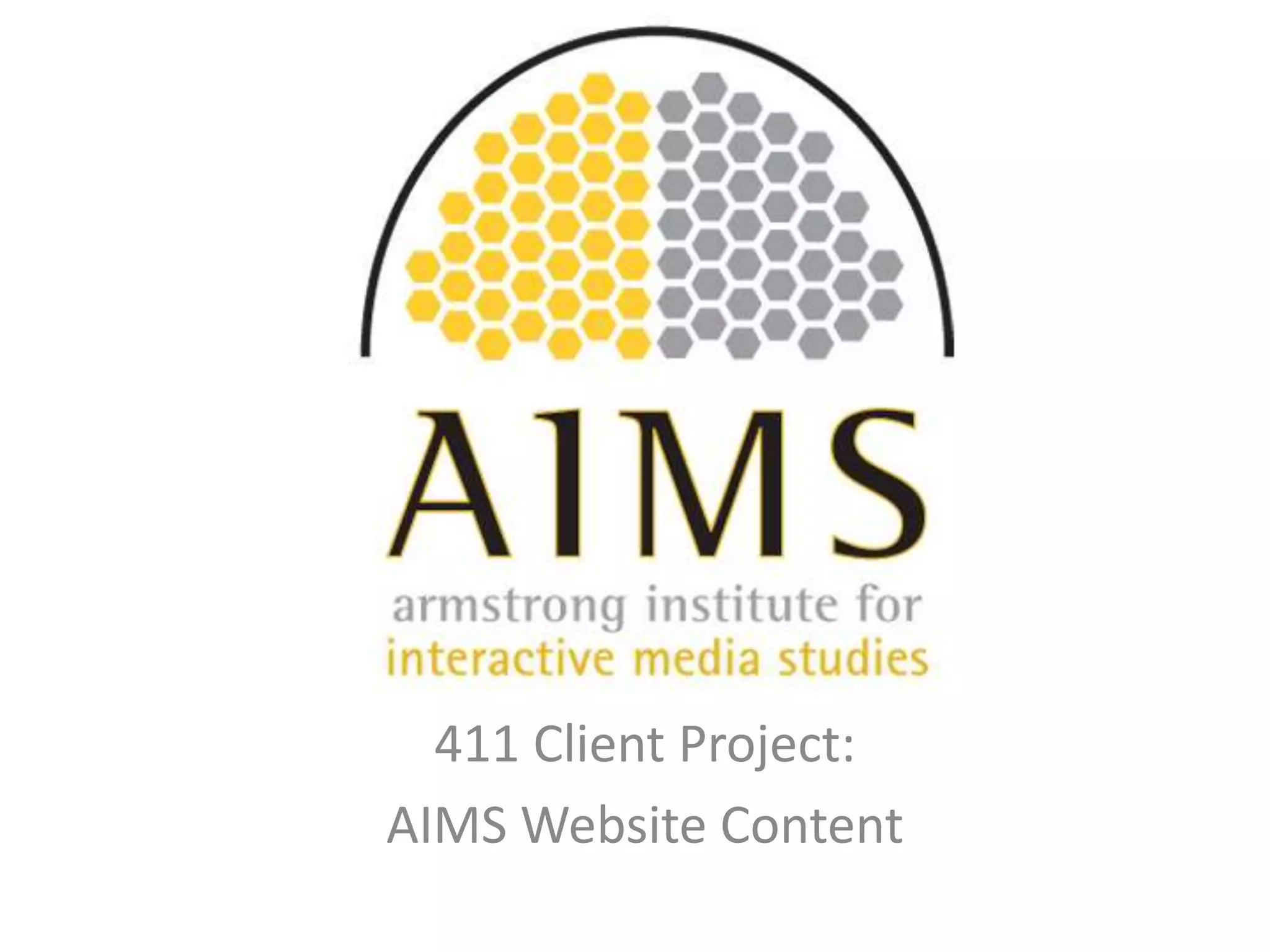 411 Client Project Information | PPT