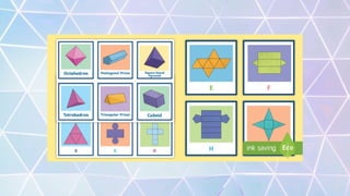 GRADE 6 NETS OF SOLID FIGURES, DEFINITION, AND REAL-LIFE EXAMPLES | PPTX