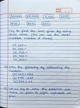 CBSE Grade 6 Mathematics Number Play Worksheet (TWMB) | PDF