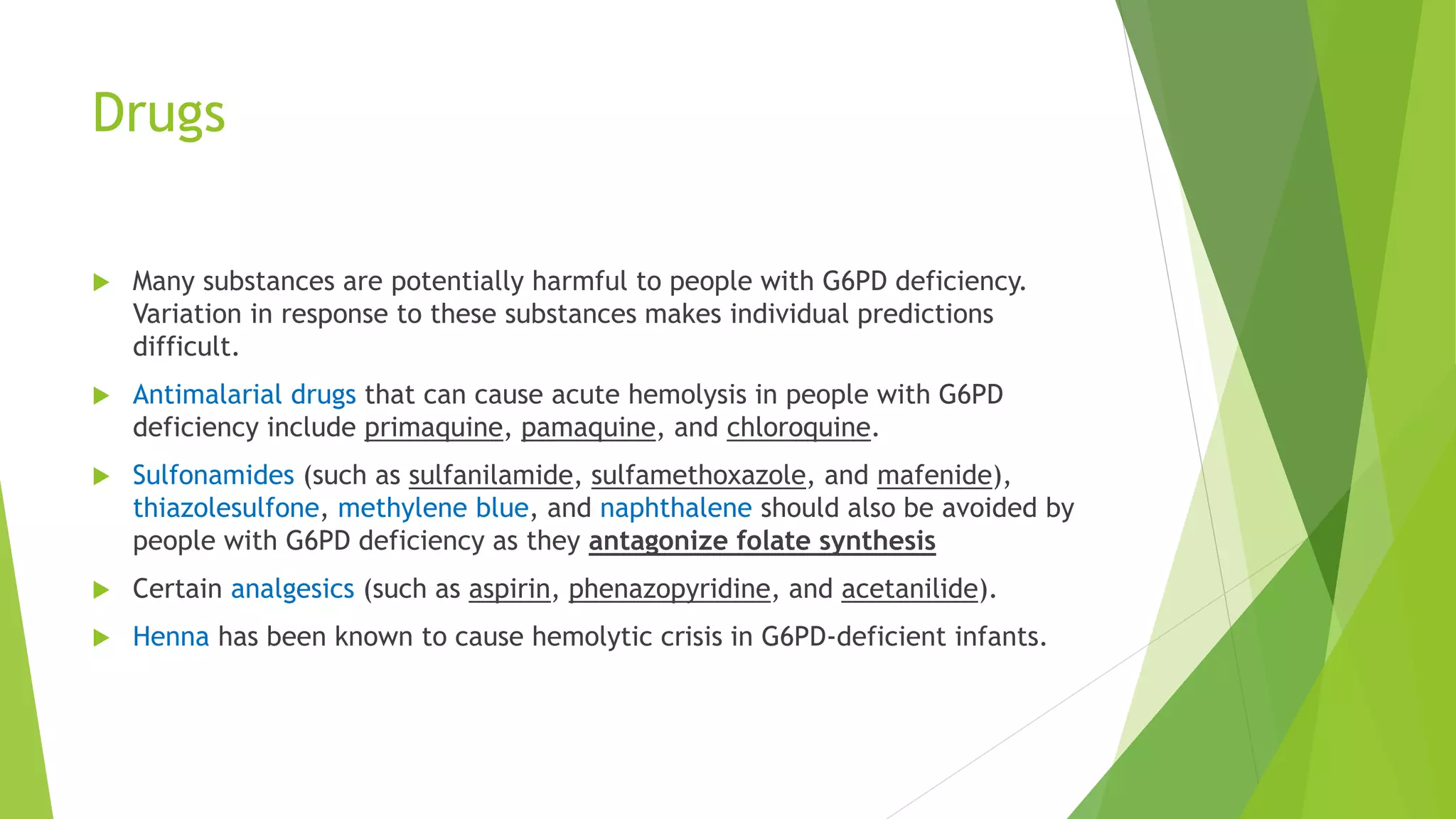 G6PD Deficiency | PPTX