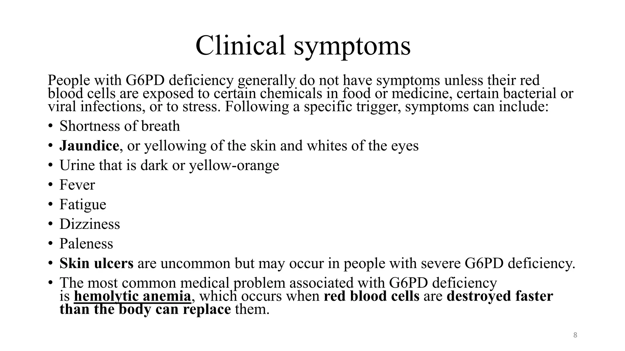 G6PD deficiency | PPTX
