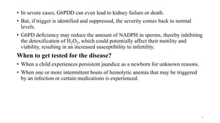 G6PD deficiency | PPTX