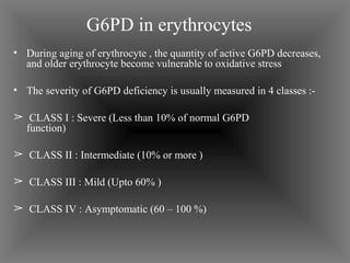 G6PD deficiency and malaria | PPT