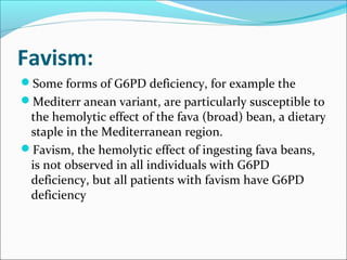 G6 pd dificiency_anemia_new | PPT