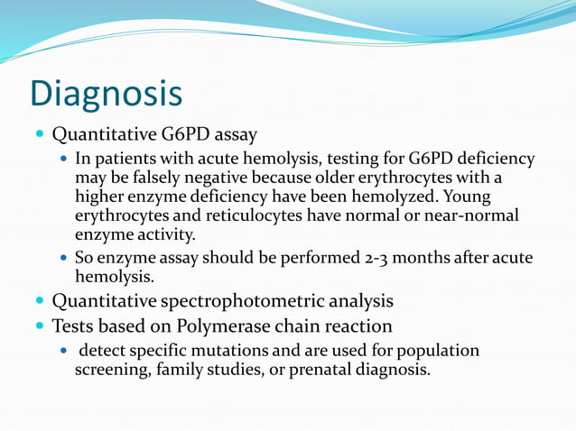G6PD disease.pptx | Blood Disorders | Diseases and Conditions