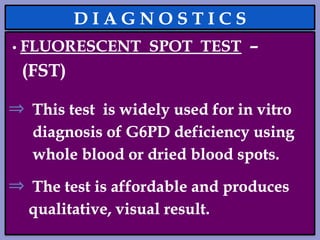 Powerpoint presentation for glucose 6 phosphate dehydrogenase ...