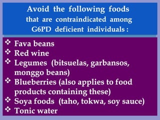 Powerpoint presentation for glucose 6 phosphate dehydrogenase ...
