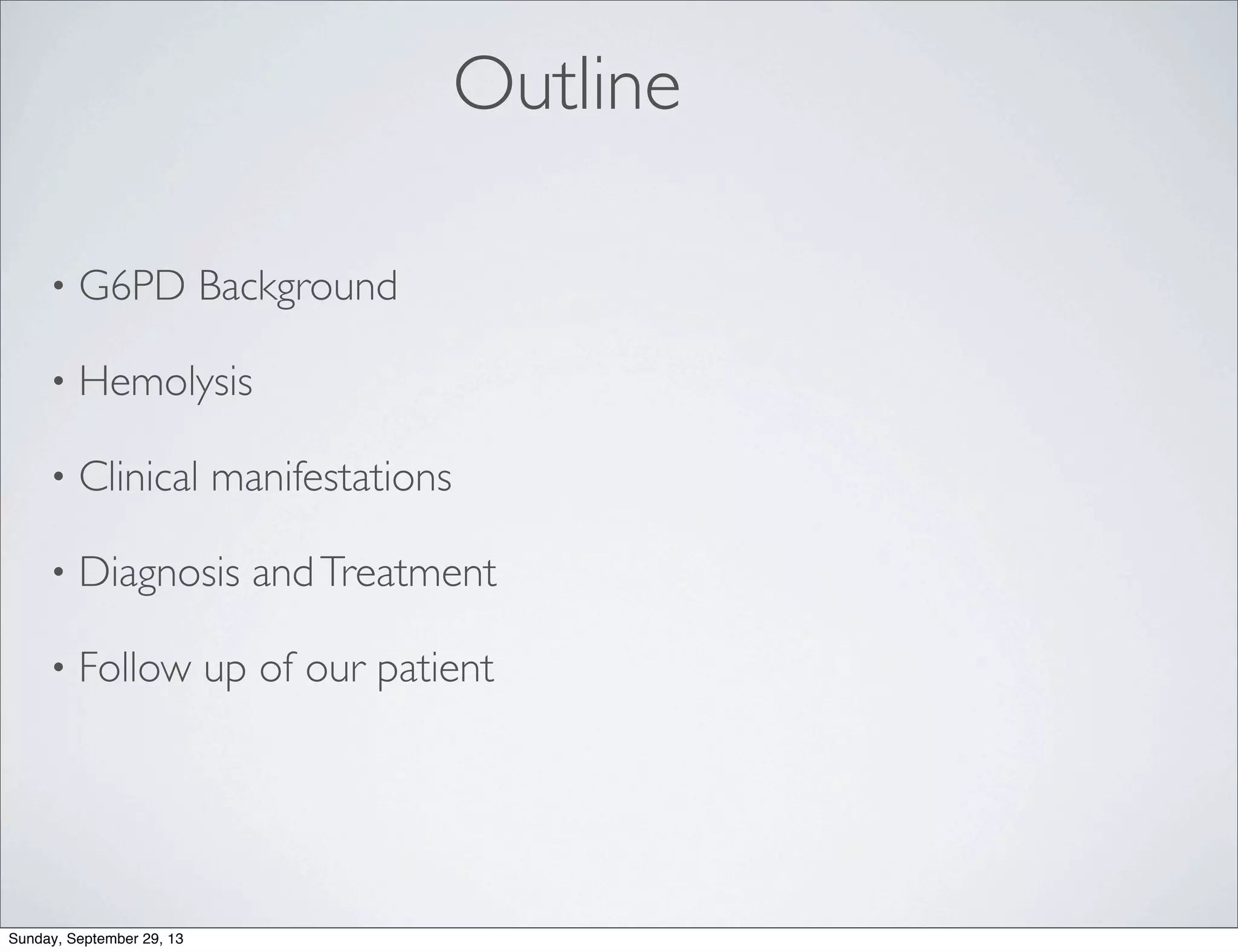 Glucose 6 Phosphate Dehydrogenase Deficiency G6PD | PDF