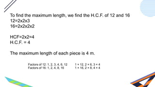 G6 Prime factorization to aid in looking at LCM and HCF.pptx