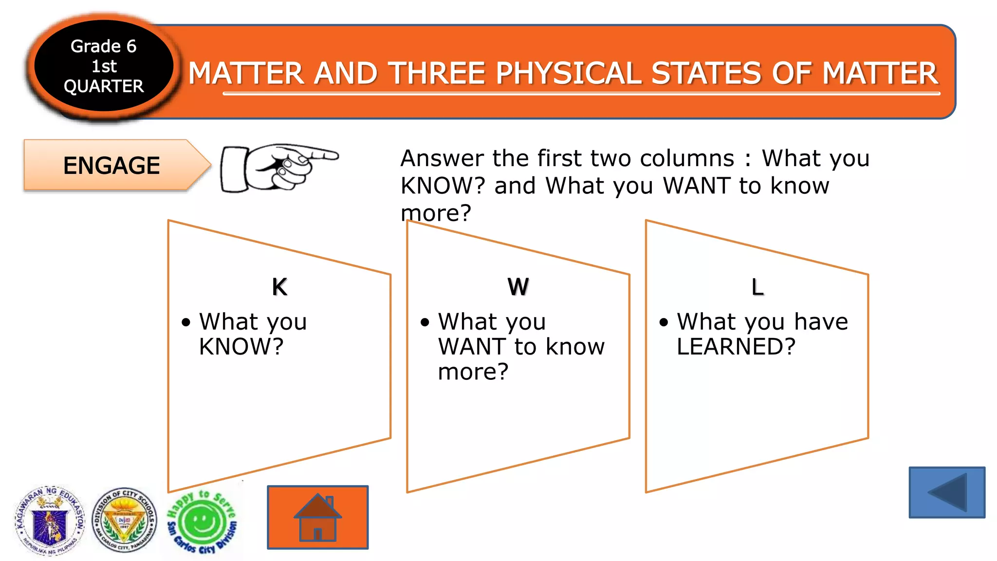 Science 6 Grade 6 1st Quarter Week 1 Day 1 | PPTX