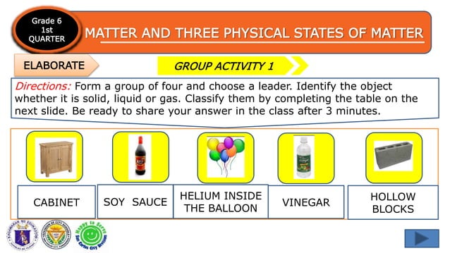 Science 6 Grade 6 1st Quarter Week 1 Day 1 | PPTX | Chemistry | Science