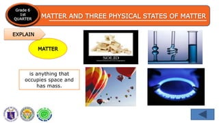 Science 6 Grade 6 1st Quarter Week 1 Day 1 | PPTX