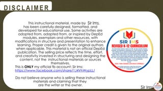 Filipino 6 Educational Module: Reality, Fantasy, and Narrative Texts | PPTX