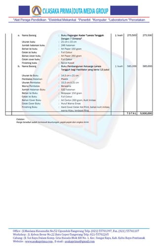 Rab lansia kit dak bk kb n juknis 2016 | PDF