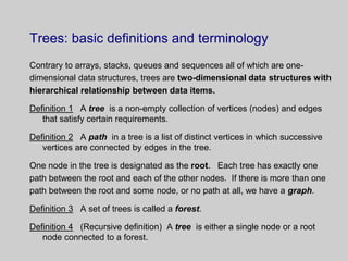 Trees in Data Structure | PPTX | Computing | Technology & Computing