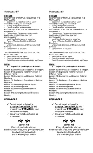 G7-1stQTR_EXAMpointers.docx | Chemistry | Science