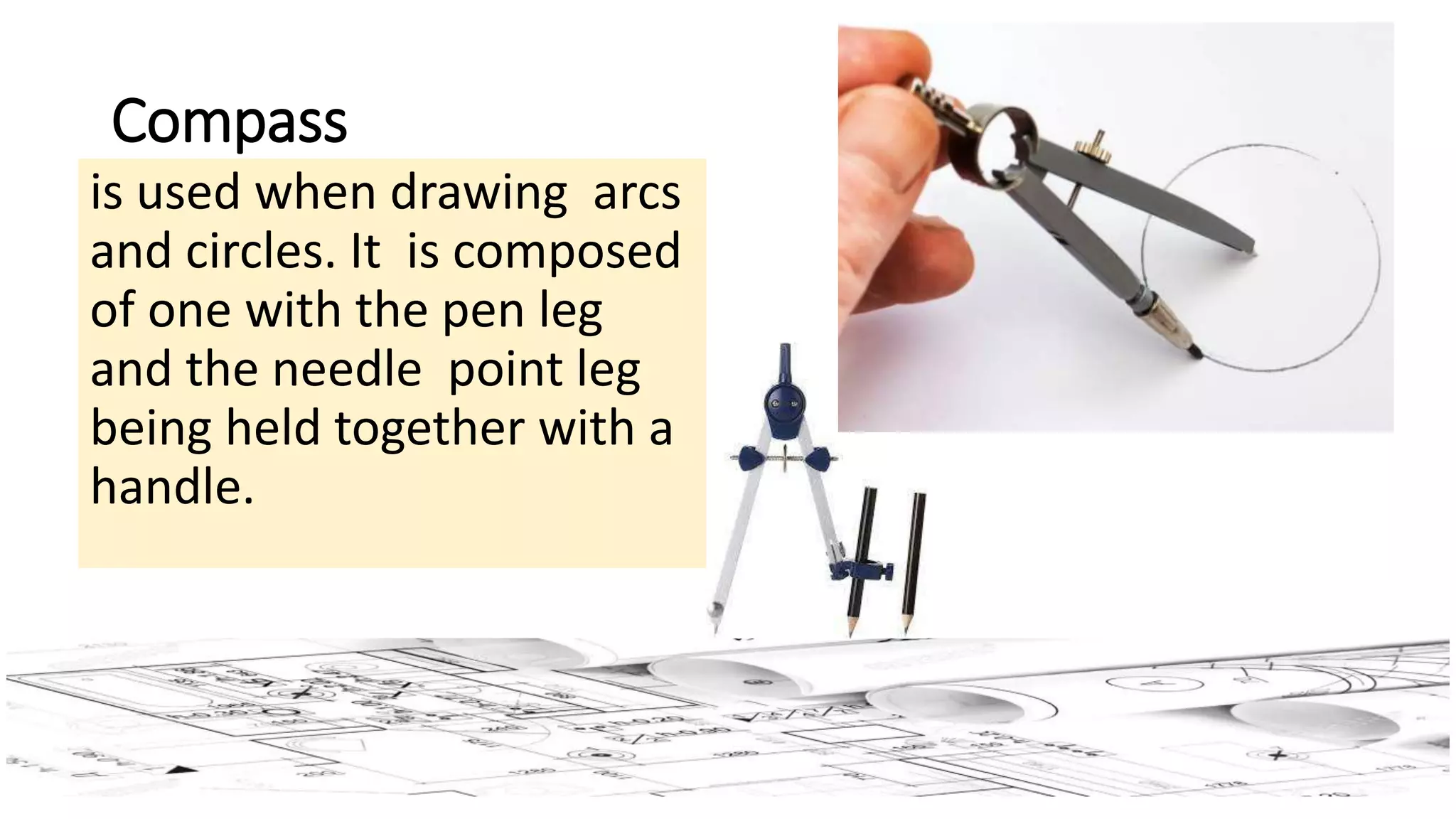 DRAFTING TOOLS, MATERIALS AND EQUIPMENT | PPTX