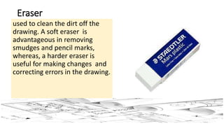 DRAFTING TOOLS, MATERIALS AND EQUIPMENT | PPTX