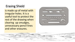 DRAFTING TOOLS, MATERIALS AND EQUIPMENT | PPTX