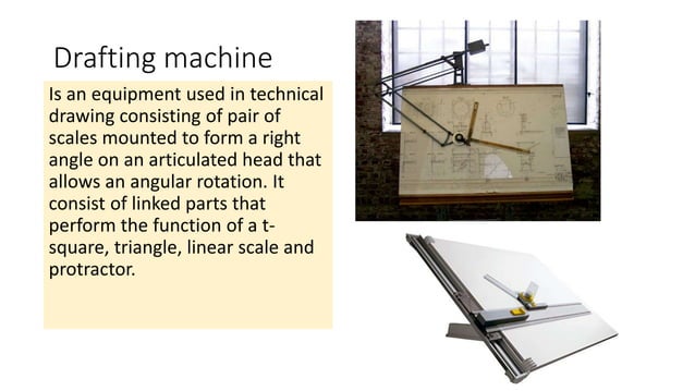 DRAFTING TOOLS, MATERIALS AND EQUIPMENT | PPTX