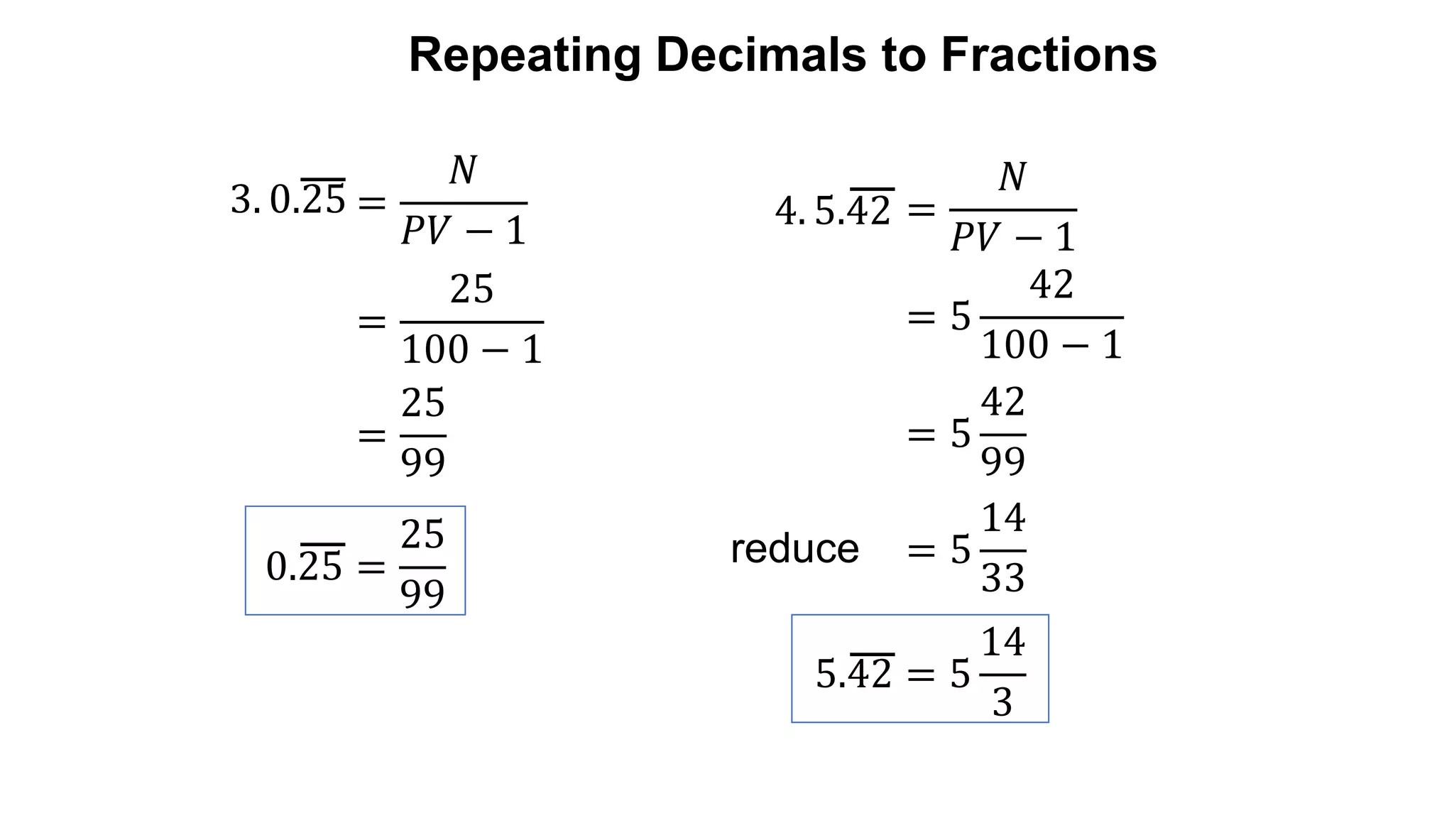 G7 - Expressing Rational Numbers from Fraction to Decimal Form and vice ...