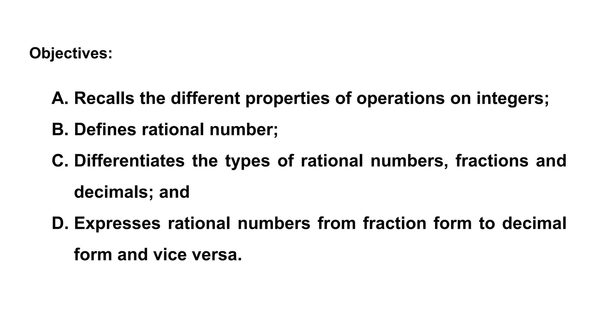 G7 - Expressing Rational Numbers from Fraction to Decimal Form and vice ...