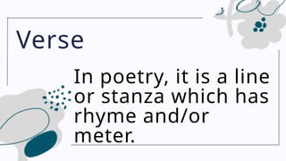 Grade 7 : Rhyme and Meter (MATATAG Curriculum) | PPTX