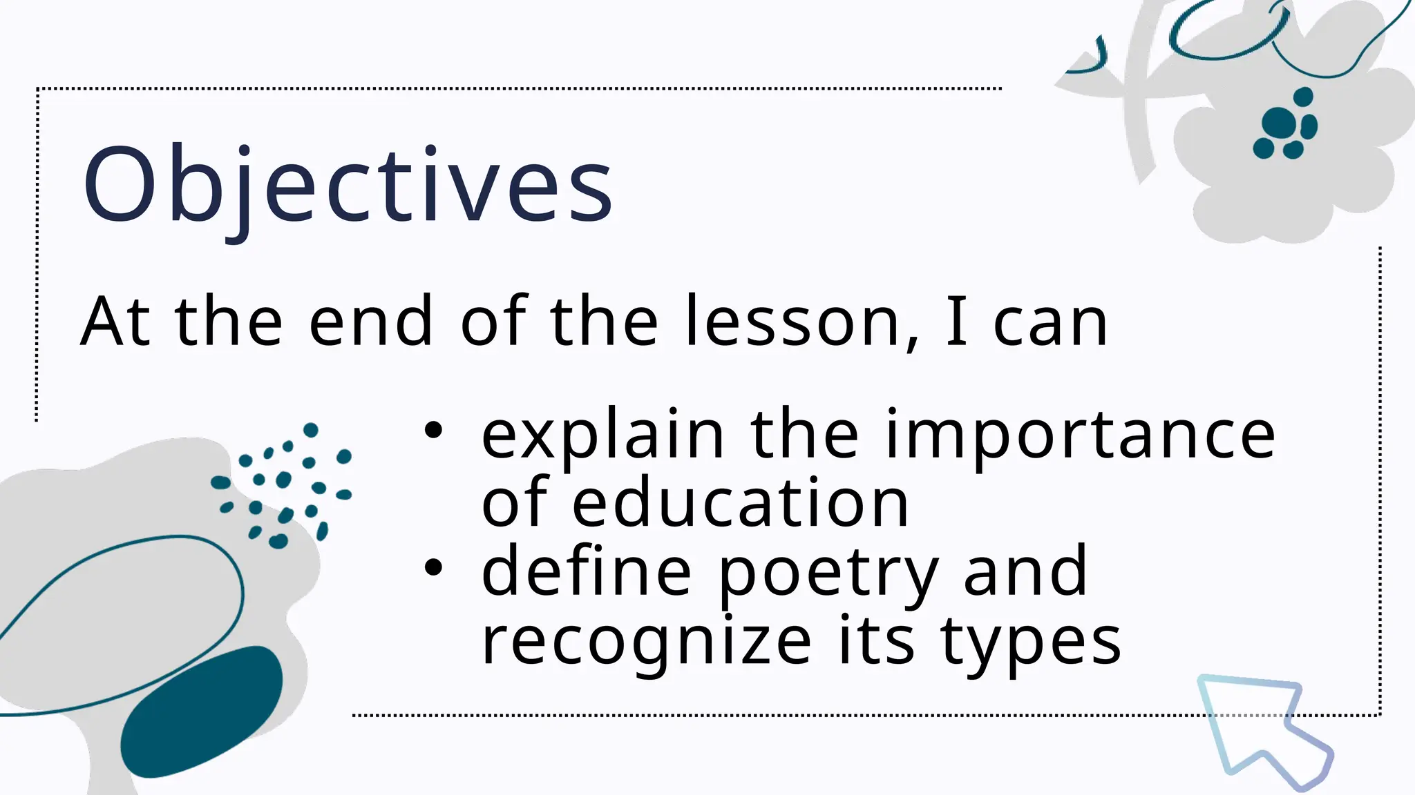 Grade 7 : Types of Poetry (MATATAG Curriculum) | PPTX