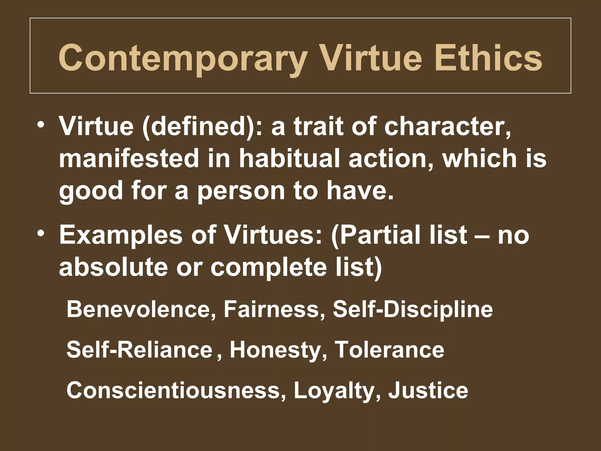 G7 virtue ethics | PPT