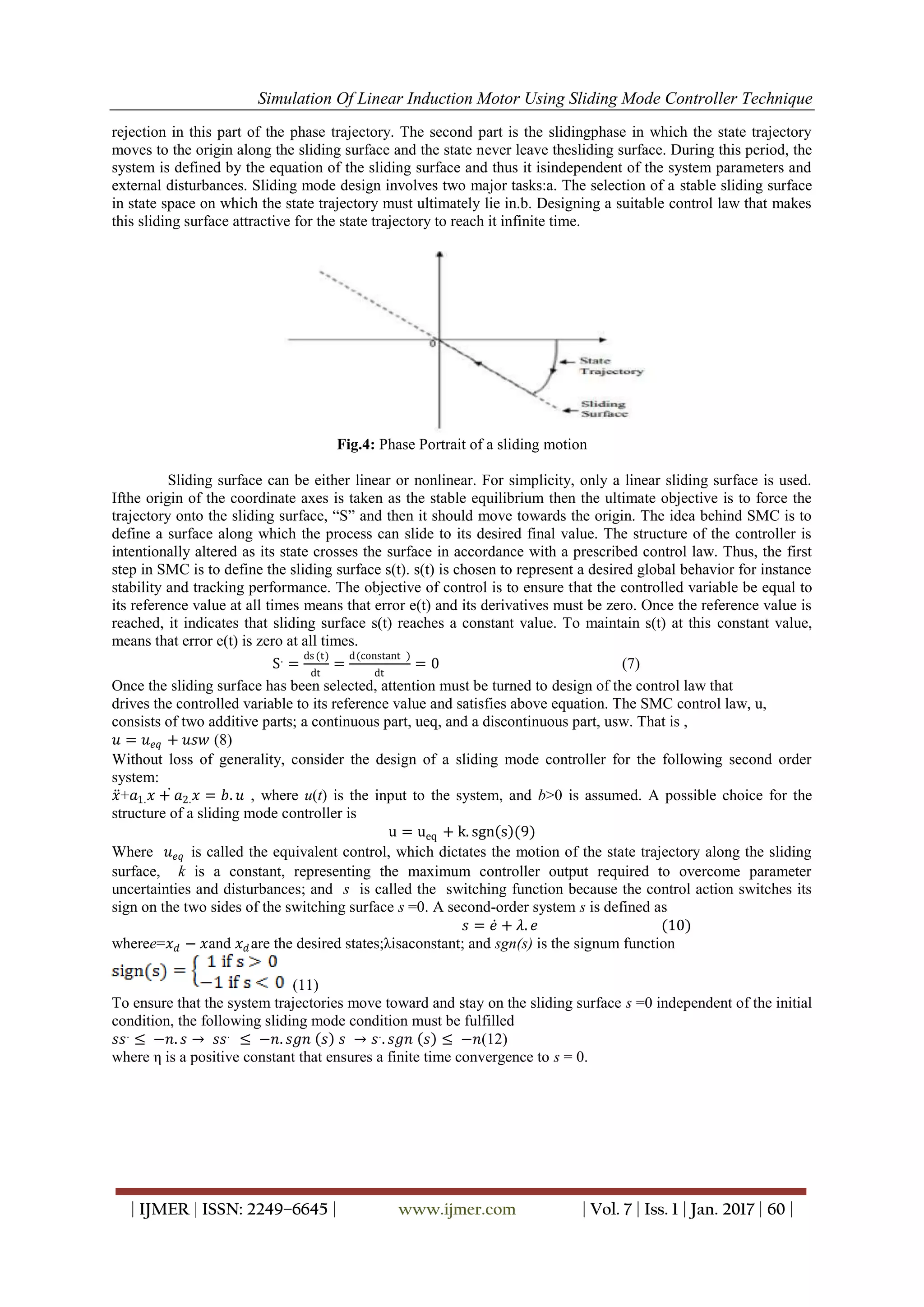 Simulation Of Linear Induction Motor Using Sliding Mode Controller