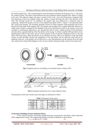 Simulation of Linear Induction Motor Using Sliding Mode Controller Technique | PDF