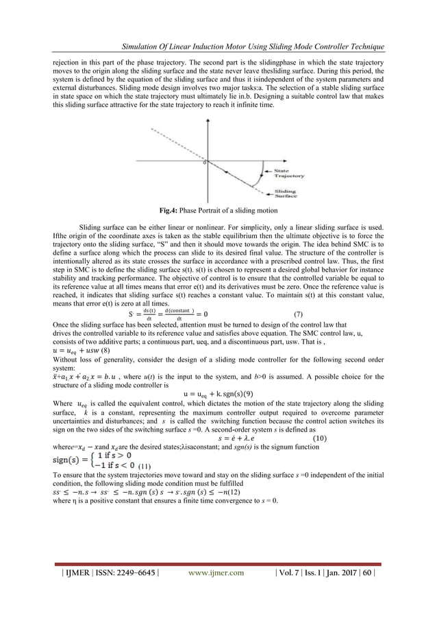 Simulation of Linear Induction Motor Using Sliding Mode Controller Technique | PDF