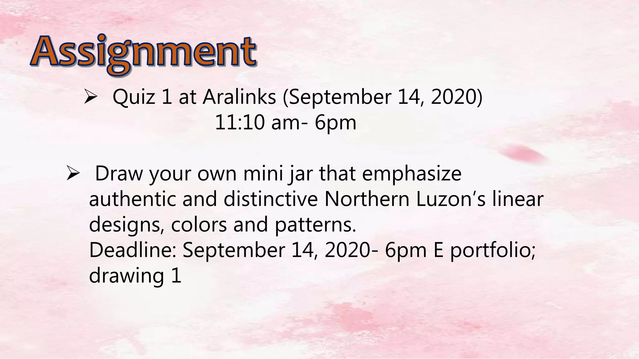 Folk Arts and Crafts of Northern Luzon | PPTX