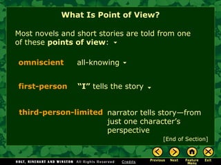 Point of View Notes and Practice (In-Depth) | PPT