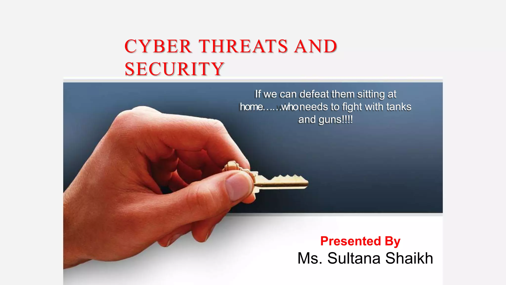 Grade 7 Chap 10 Cyber Threats and Security | PPTX