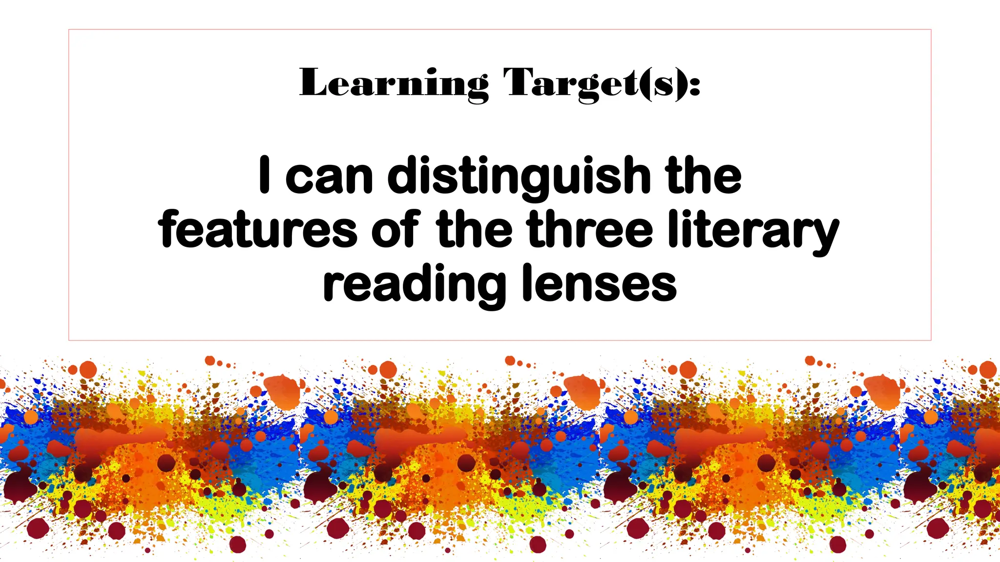 3 Literary Reading Lenses: Biographical Context, Historical Context, Socio-Cultural Context | PPTX
