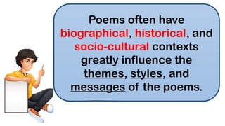 3 Literary Reading Lenses: Biographical Context, Historical Context ...