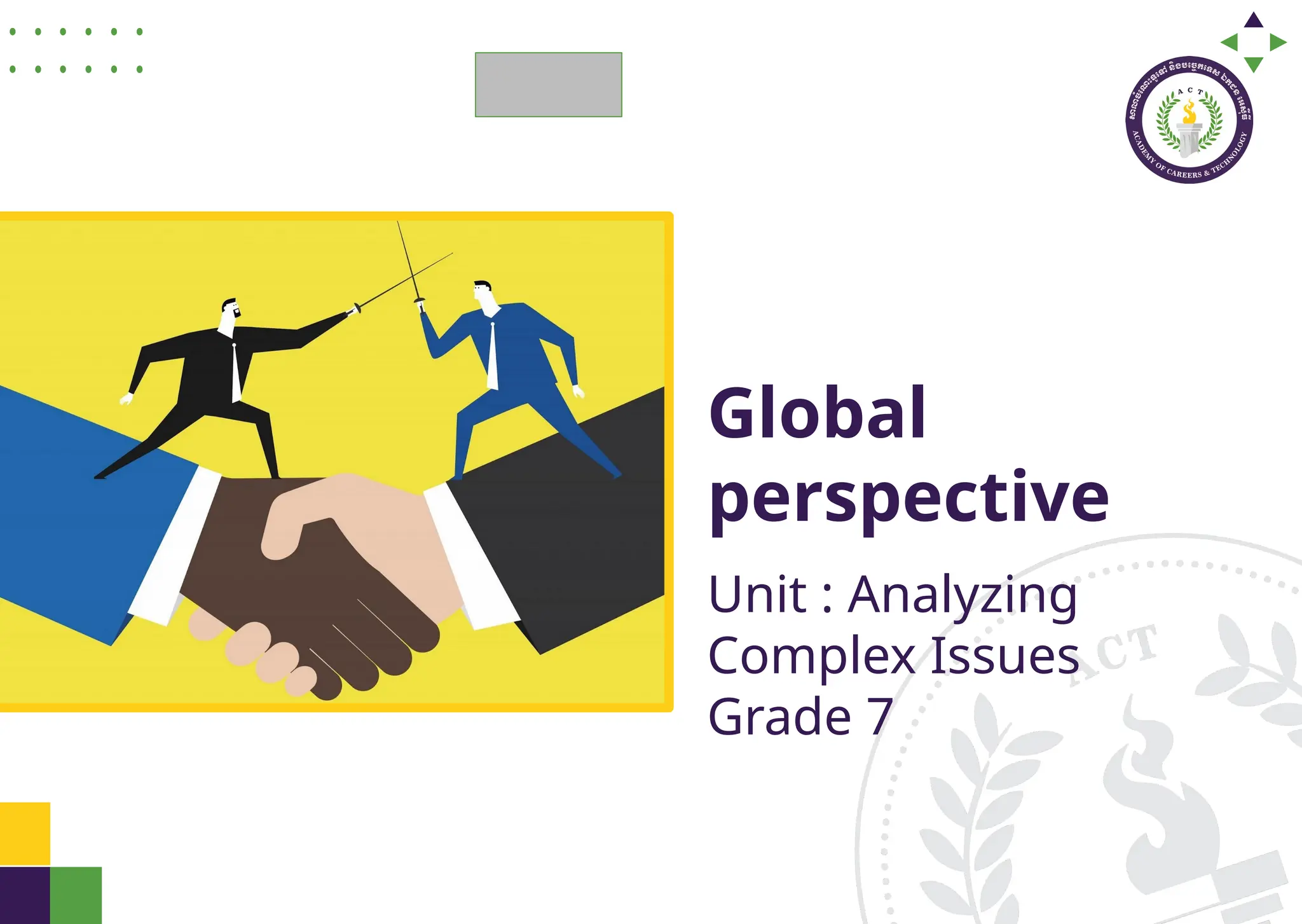 G7 Global Perspective - 1st week.pptx.. | PPTX