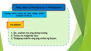 Pang abay | PPTX