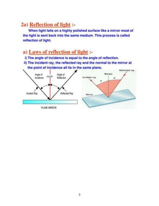 light chapter reflection refraction and dispersion denser and rarer ...