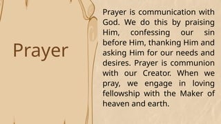 Grade 7 ( lesson) the Power of Prayer quarter 3 | PPTX