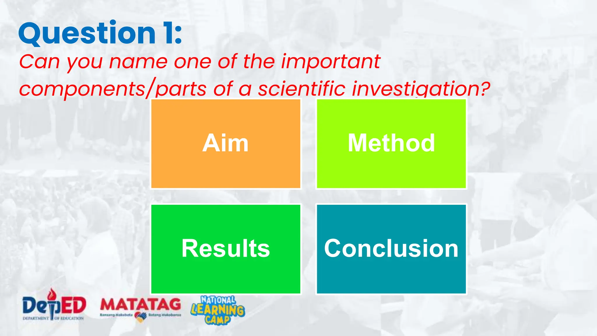 Scientific Investigation the importance of | PPTX
