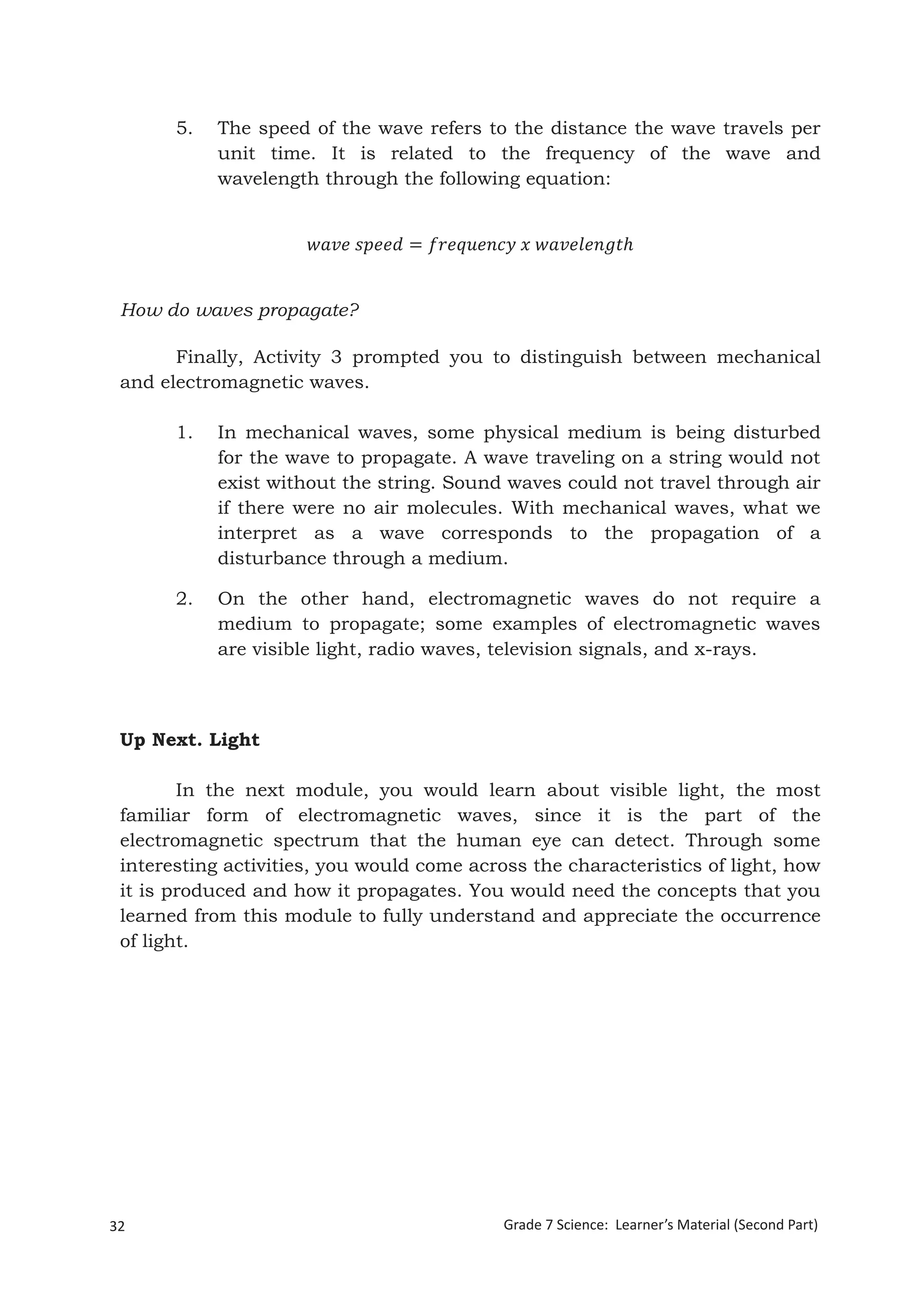DepEd Science 7 Learner's Module (Part 2) | PDF