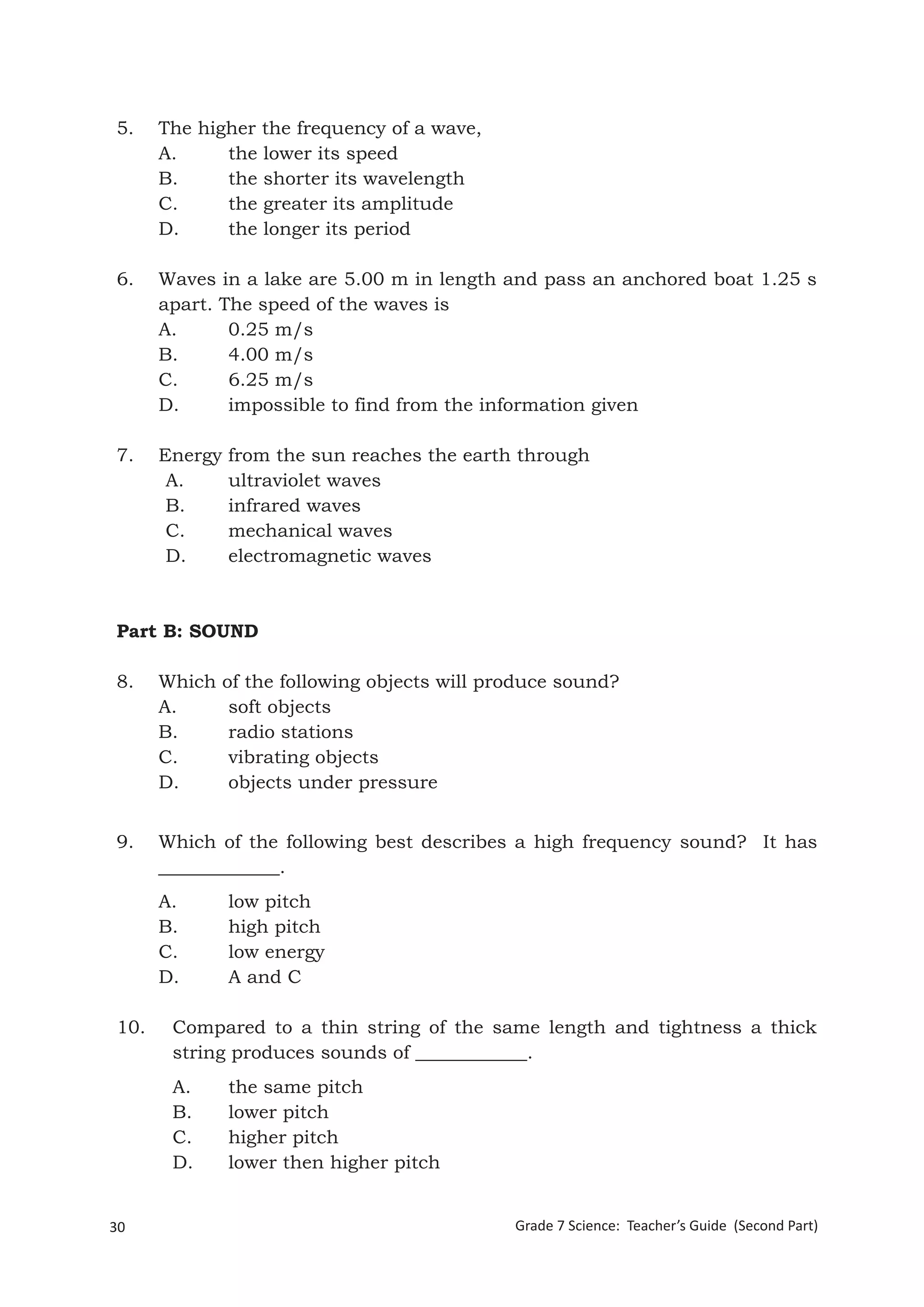 G7 science teachers guide | PDF