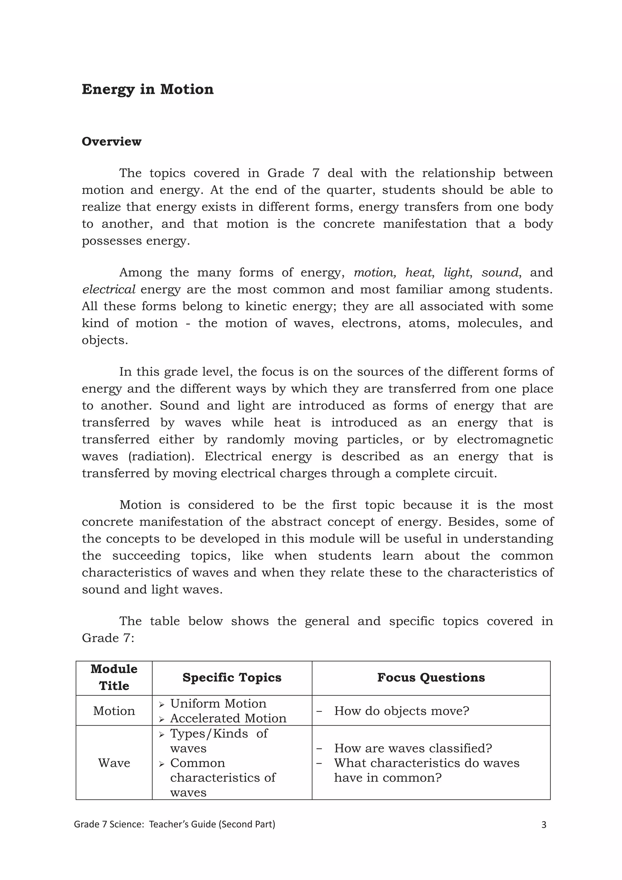 G7 science teachers guide | PDF