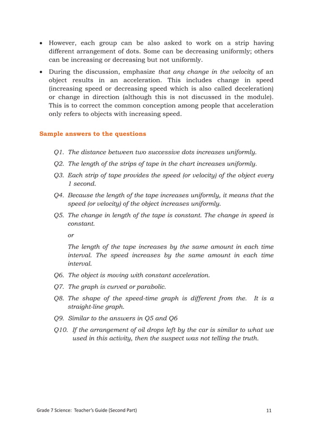 G7 science teachers guide | PDF | Geology | Science