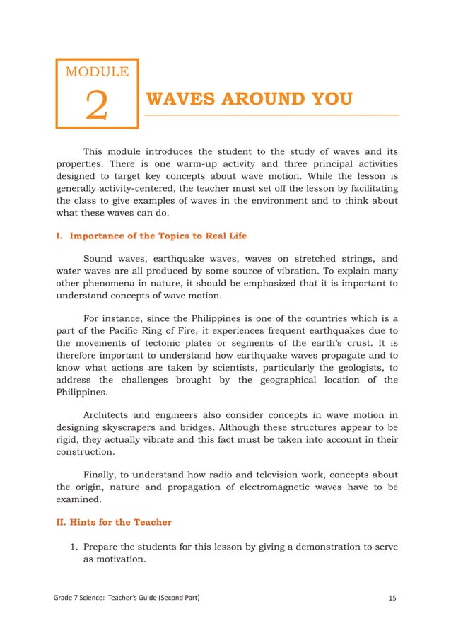 G7 science teachers guide | PDF | Geology | Science