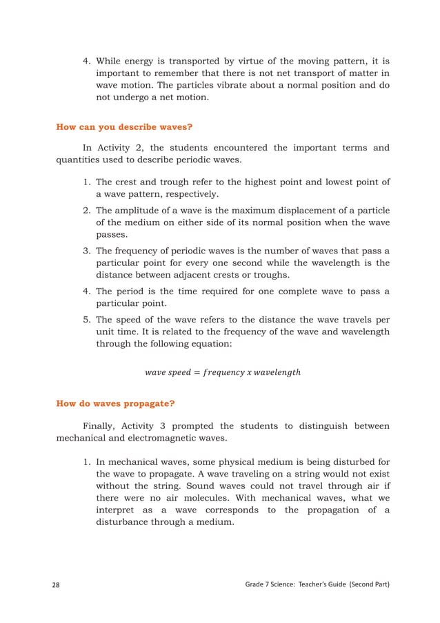 G7 science teachers guide | PDF | Geology | Science