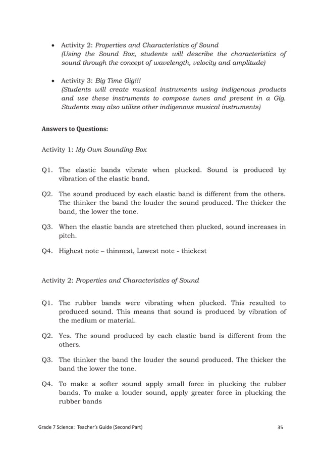 G7 science teachers guide | PDF | Geology | Science